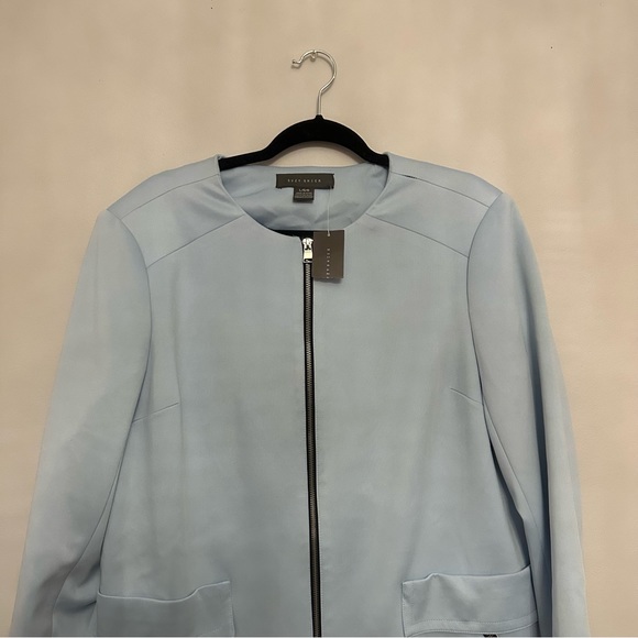 Suzy Shier | Jackets & Coats | Suzy Shier Baby Blue Jacket | Poshmark
